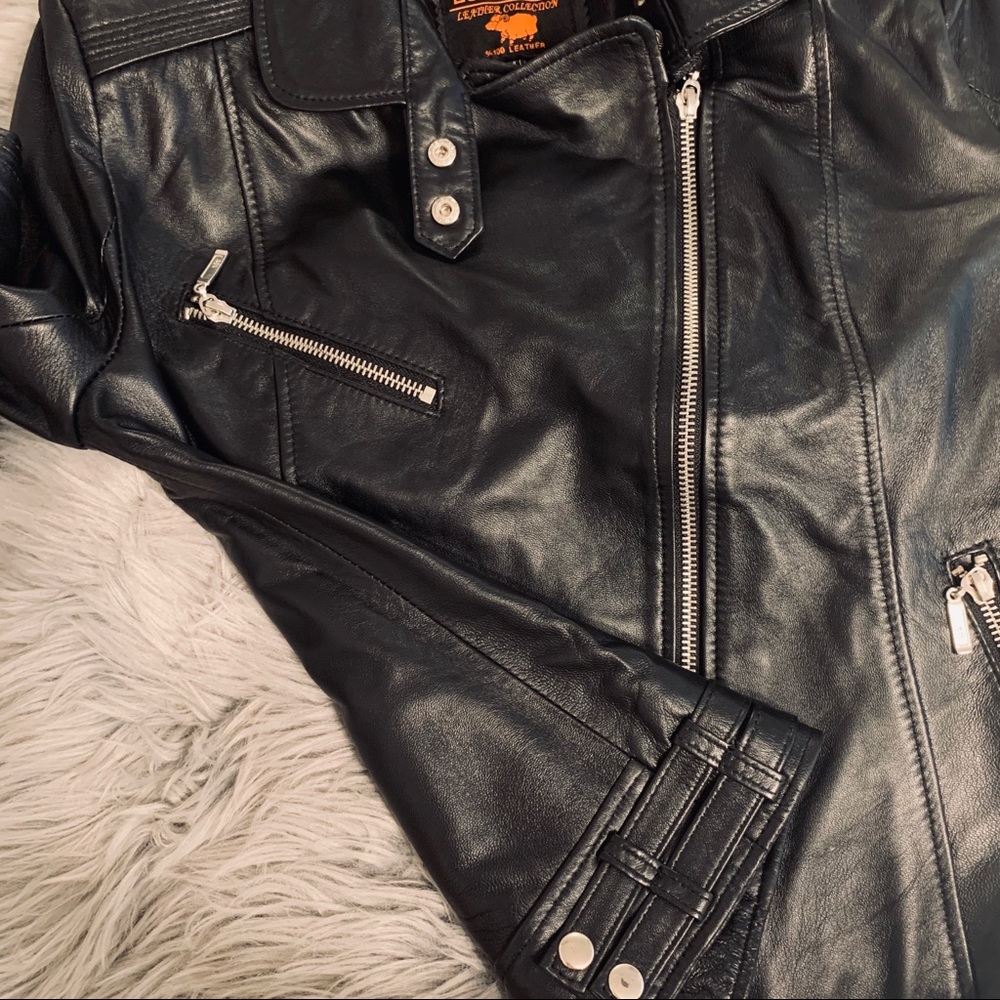 Genuine Lamb Skin Leather Jacket - Gem